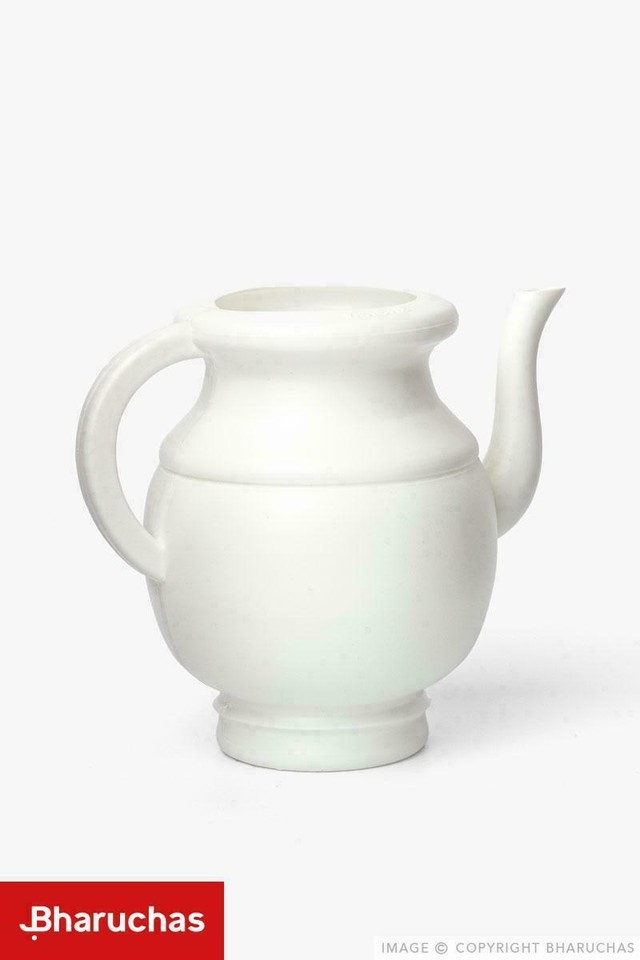 2 x Watering Jug Lota Bodna Toilet Bathroom Can Wash White Plastic ...