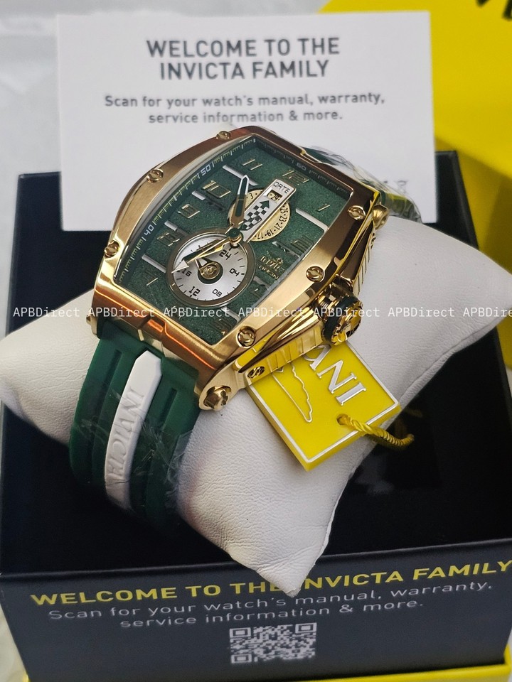 Invicta - Next Gen - DIABLO S1 Rally GOLD / Green Racing Collection ...
