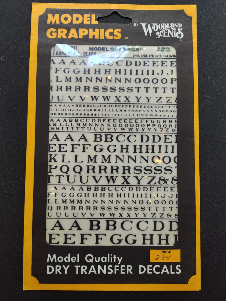 Lot 25 Microscale Woodland Scenics HO Scale Model Railroad Decals ...