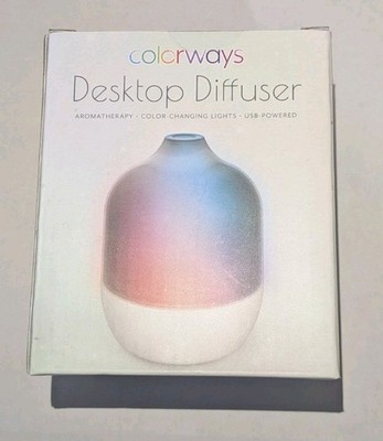 Colorways Color Changing Desktop Diffuser USB-Powered LED Office ...