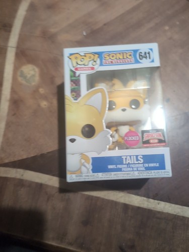 Funko Pop! Vinyl: Sonic the Hedgehog - Tails (Flocked) - Target ...