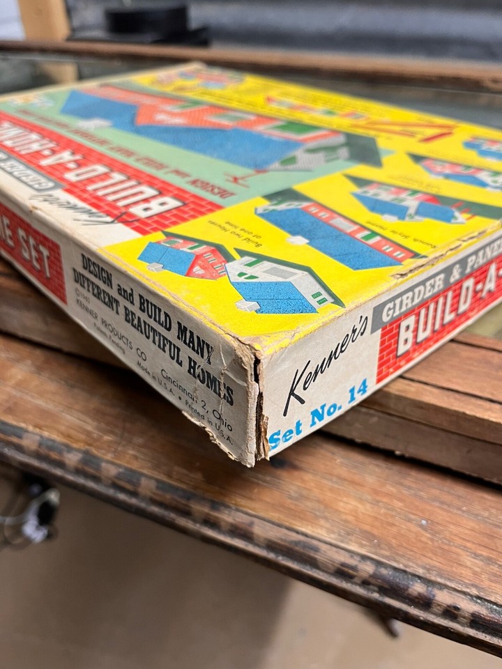 kenners girder & panel build - a - home set set no 14 1962 | eBay