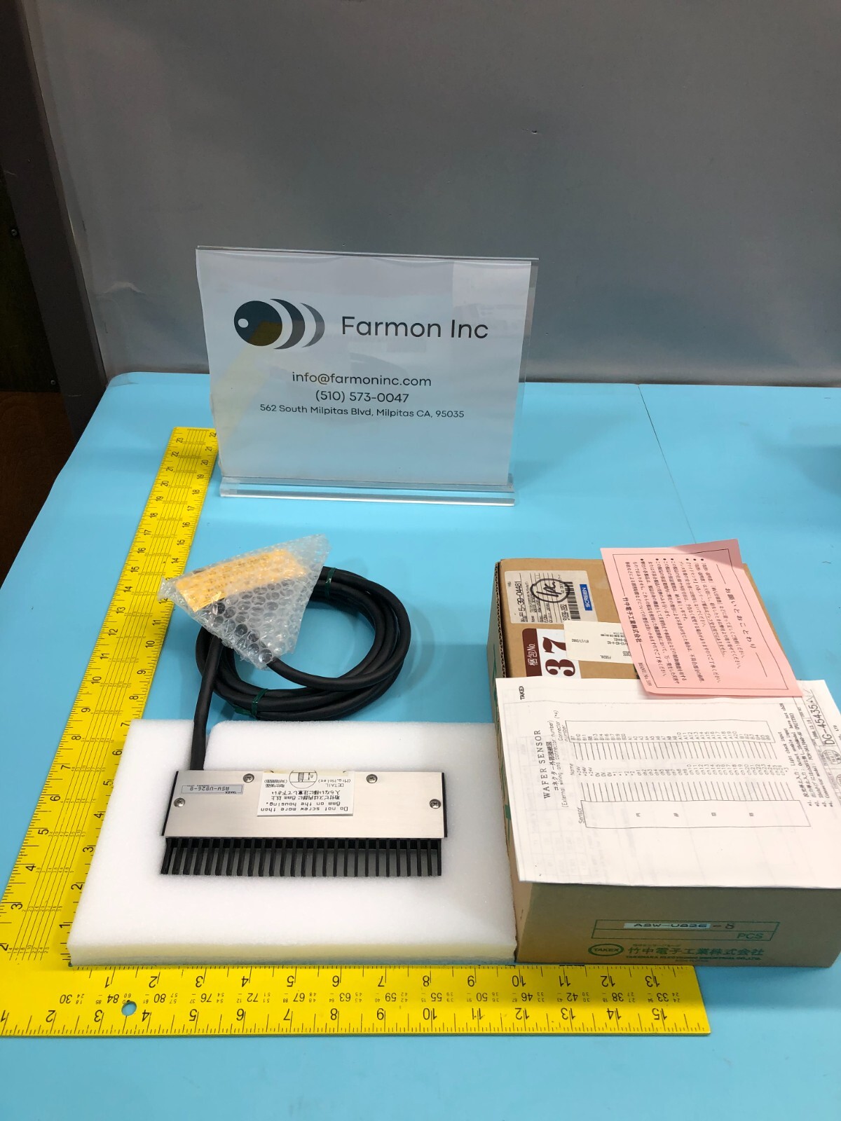 Dainippon Screen DNS 5-39-04481 Wafer Sensor, ASW-U826-8 513835, 144668 ...