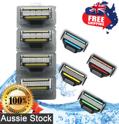 Titan Razor Blades Men's Razors 4 x 4-Blade/5-Blade Cartridges FREE ...