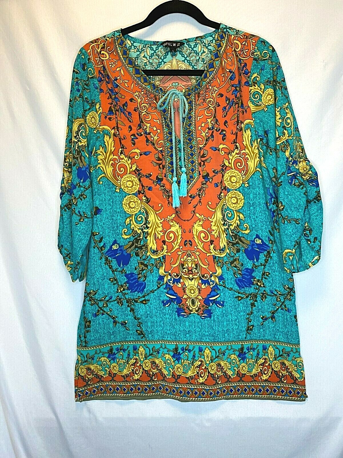Colorful Tunic Top/Dress Made in Turkey NLW | eBay