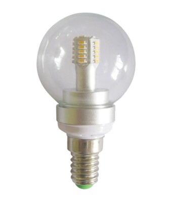 CLA LIGHTING LED GLOBE SES FANCY RND 4W 5000K CLR 300D FR7 | eBay Australia