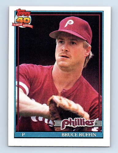 1991 Topps Bruce Ruffin Philadelphia Phillies #637 | eBay