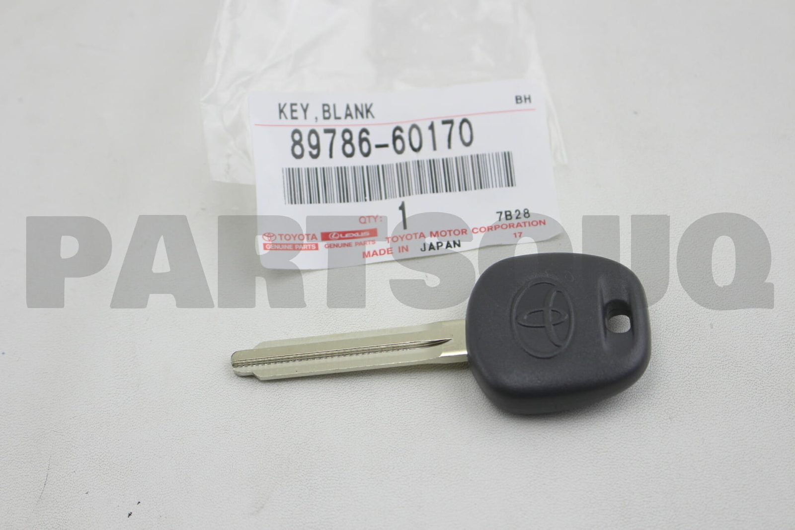 8978660170 Genuine Toyota TRANSMITTER, TRANSPONDER CUT KEY SUB 89786 ...
