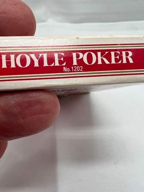 Hoyle Poker Jumbo Index Playing Cards - 1 Blue Deck Large Print Easy to ...