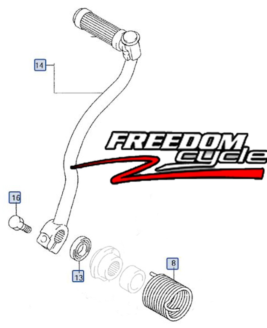 NEW OEM 2000-2006 SUZUKI JR50 KICKSTARTER ASSEMBLY KIT 26300-04410 | eBay