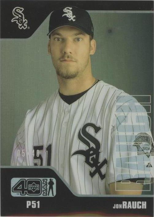 2002 Upper Deck 40 Man - Jon Rauch #409 Electric Rainbow /40 for sale ...