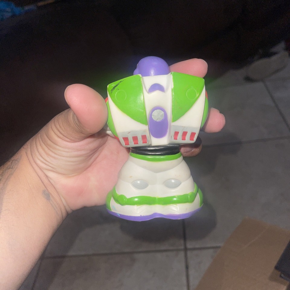 Disney Pixar Toy Story Buzz Lightyear Bath Toy Squeeze Play Toy Figure ...