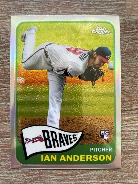 2021 Topps Ian Anderson 1965 Chrome Refractor RC Rookie Card #TH65-7 | eBay