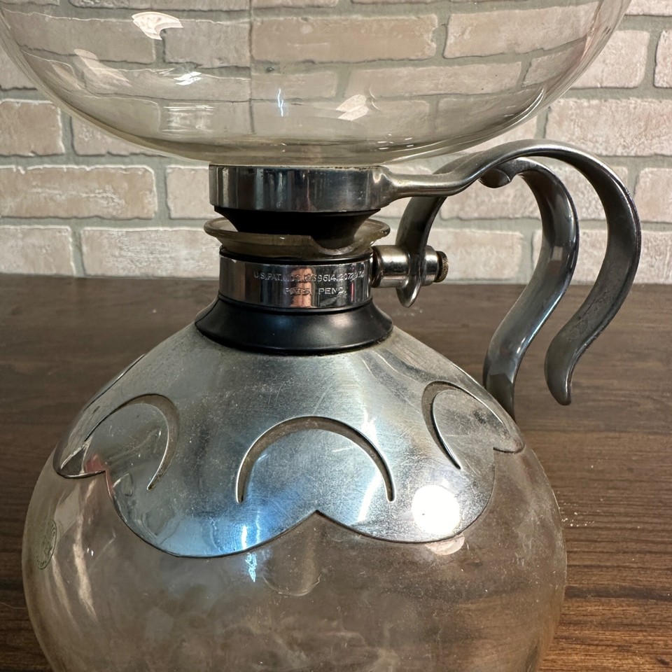 Vintage 1930s Pyrex Silex Double Bubble Percolator Coffee Pot Maker ...