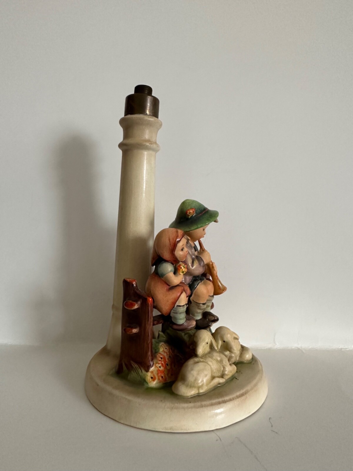 EXTREMELY RARE SAMPLE HUMMEL FIGURINE 104 TABLE LAMP TMK1 CROWN MARK | eBay