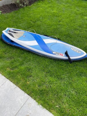 NSP Fish Surfboard 6’0 comes with a Bag and leash and fins | eBay UK