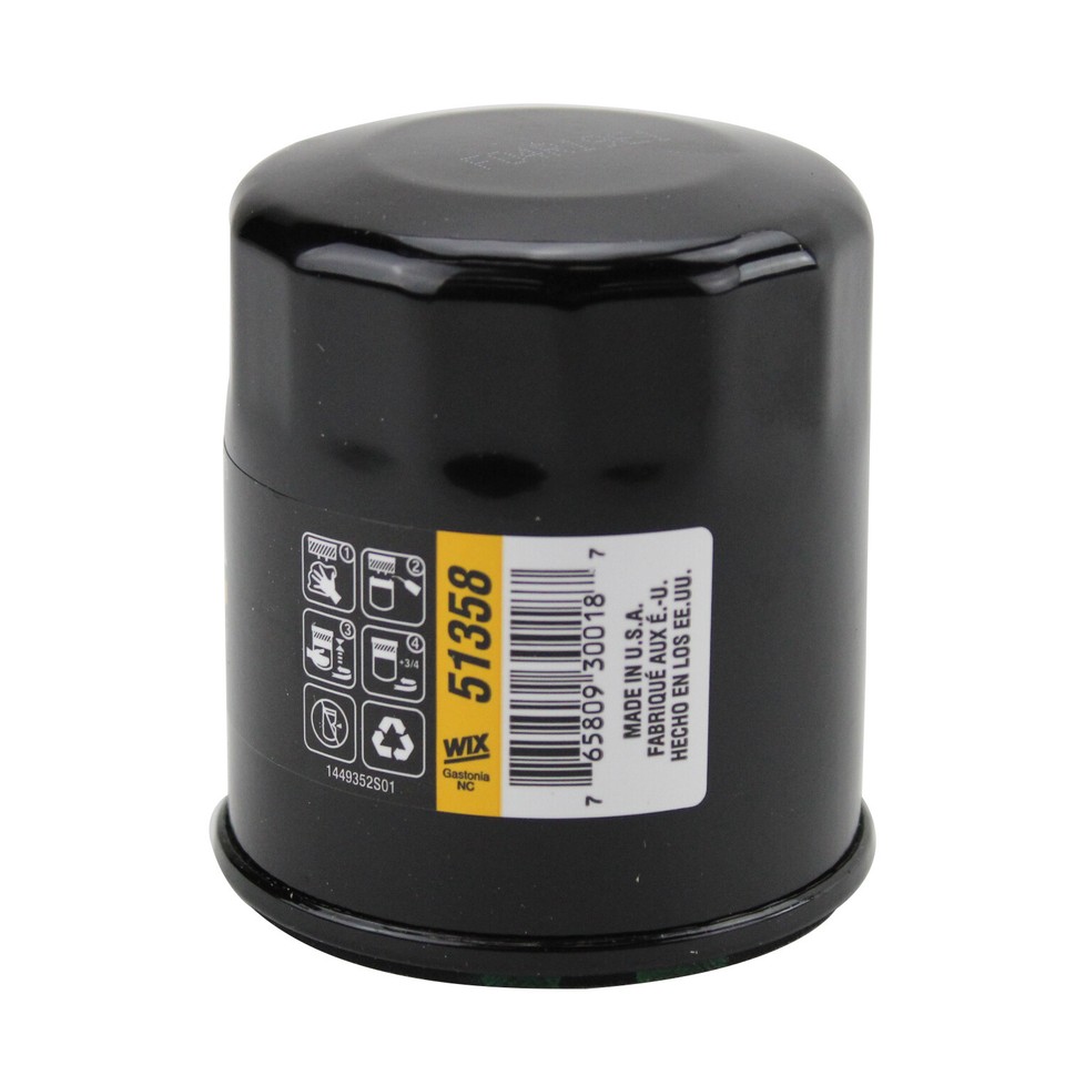 WIX Engine Oil Filter 51358 for Chevrolet Dodge Honda Infiniti Kia ...