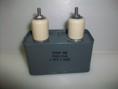 BYCAP .1 MFD 6 Kv. OIL FILLED CAPACITOR 5910-01-049-7900 | eBay