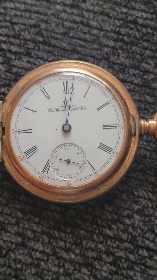 1897 WALTHAM 18s GRADE 820 MODEL 1883 15 JEWEL POCKET WATCH KEYSTONE ...