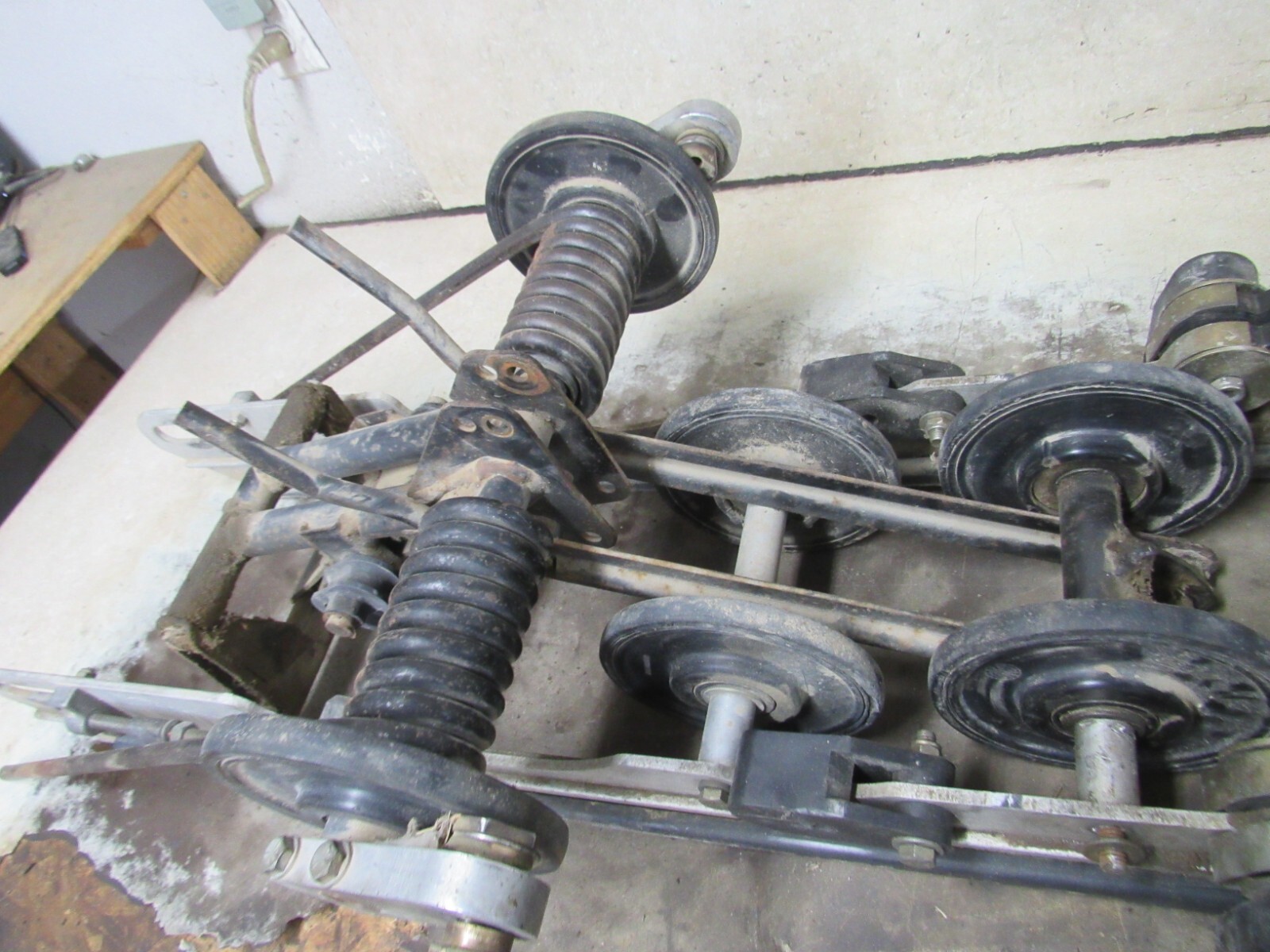 03 ARCTIC CAT PANTHER 570 ESR REAR SKID 136 SLIDE RAILS ARMS TORQUE OEM ...