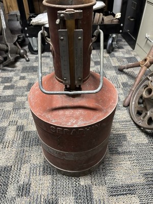 SERAPHIN TEST MEASURE 5 GALLON antique gas pump interest. very nice ...