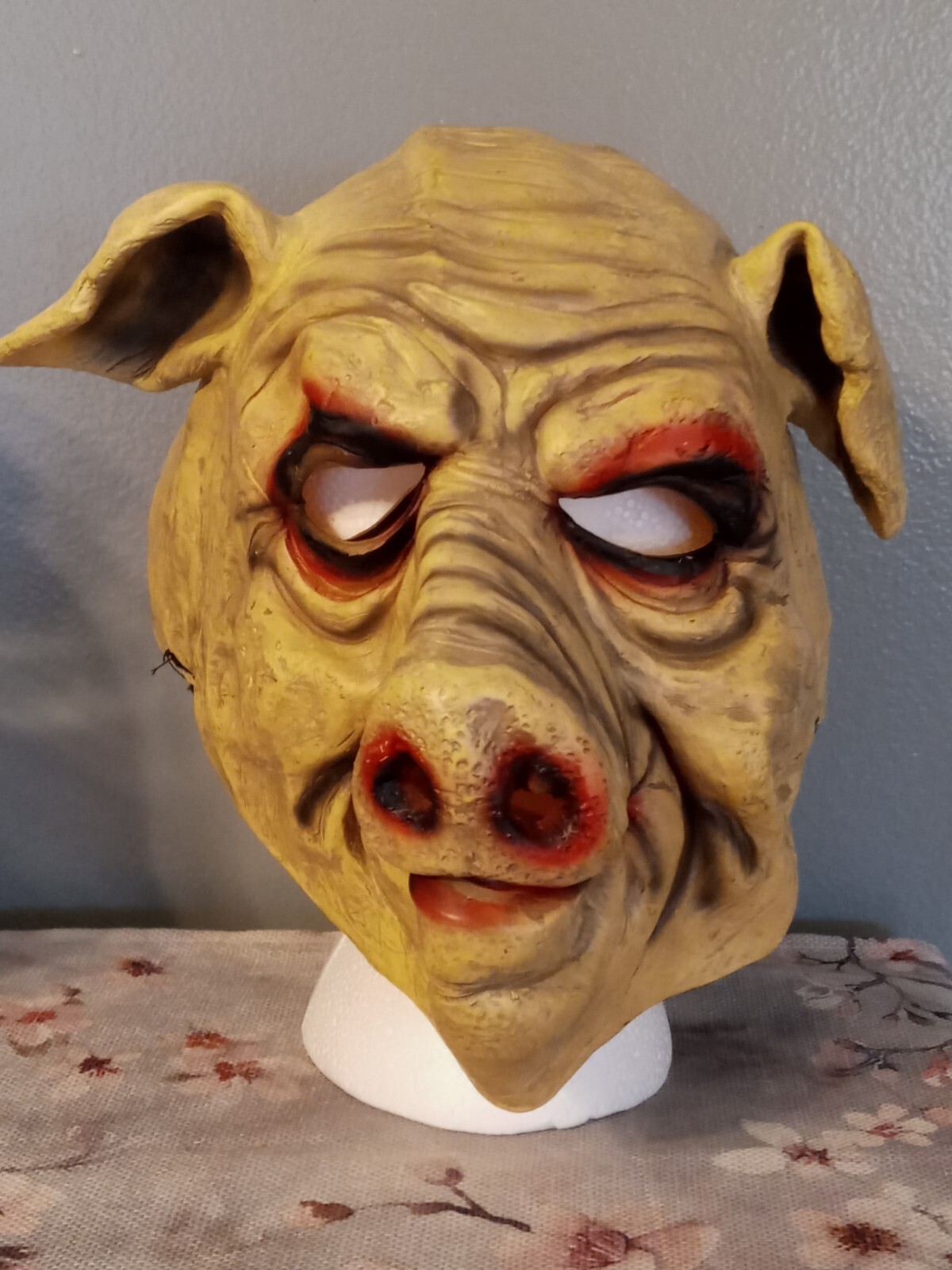 Scary Pig Head! Halloween Latex Carnival/Masquerade/C… - Gem
