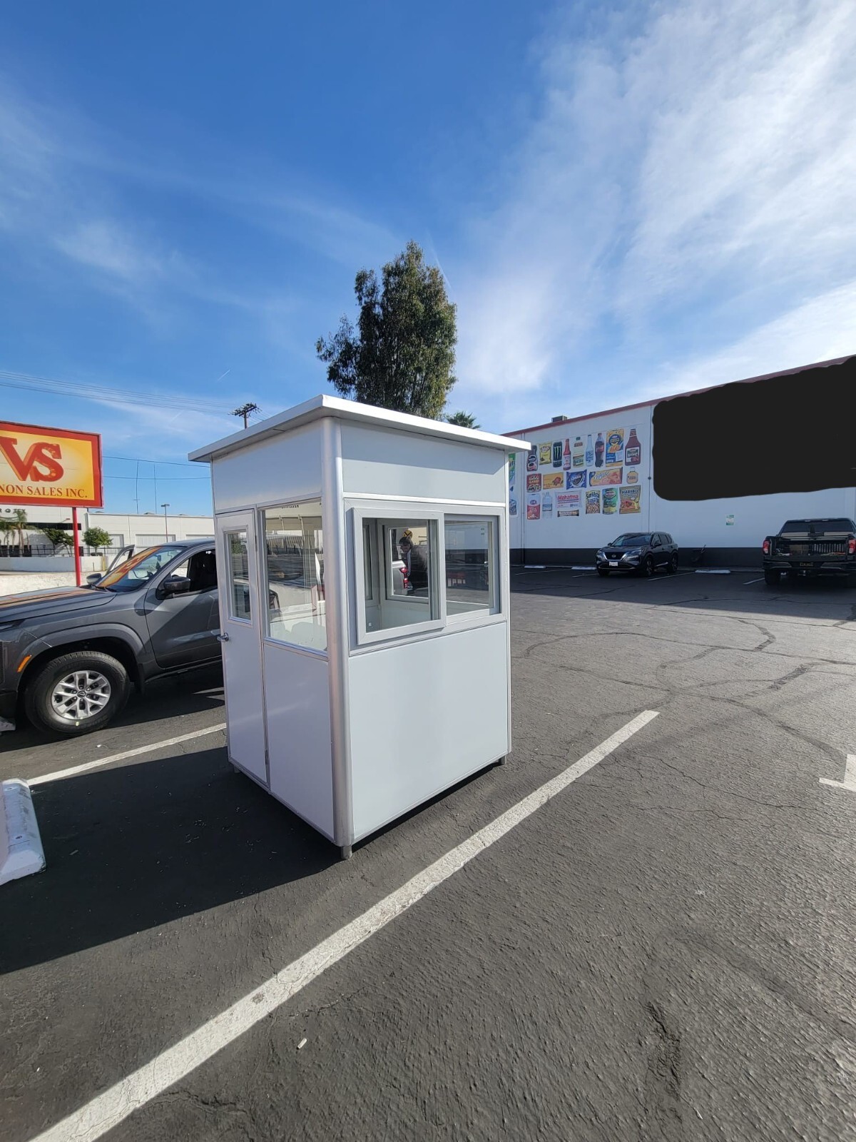 Assembled Guard Shack Ticket Toll Security Booth Prefab Portable Office ...