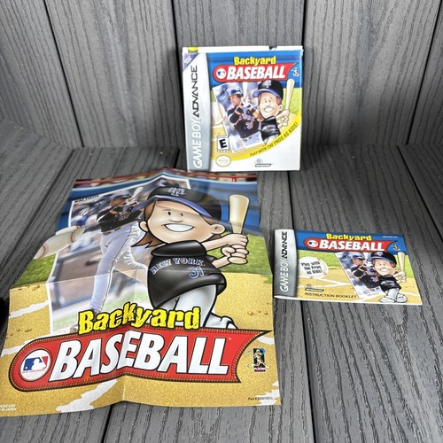 BACKYARD BASEBALL GBA BOX ONLY 2003 GAMEBOY ADVANCE - NO GAME | eBay