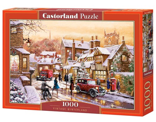 1000 Piece Jigsaw Puzzle, Vintage Winterland, Winter puzzle, Snow ...