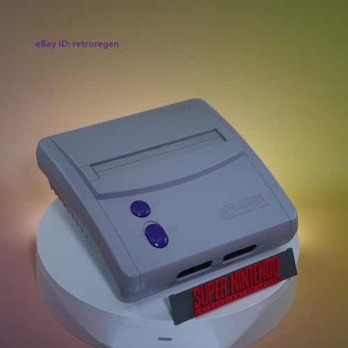 Super Nintendo SNES Jr Console – OEM Controller, Power, AV – Cleaned ...