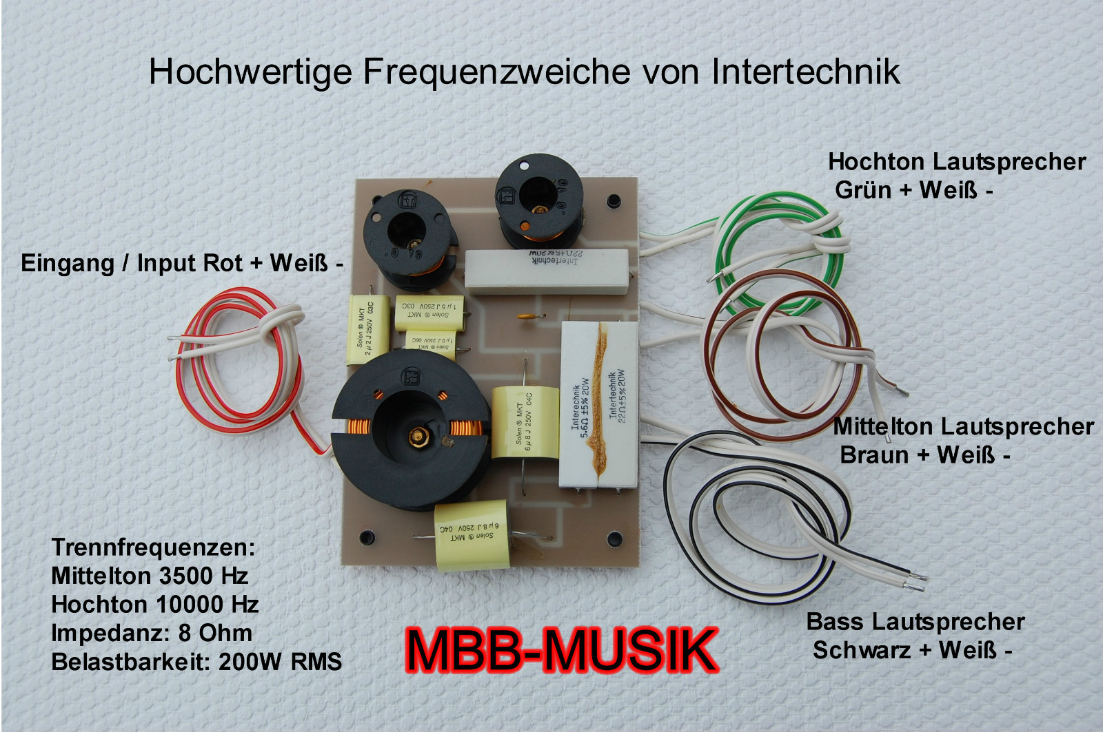 3-Wege-Frequenzweiche-von-Intertechnik-200-Watt-RMS-Best-Preis | eBay.de
