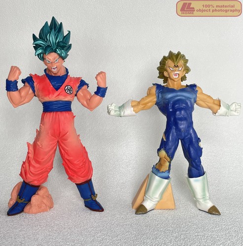 Anime Dragon Ball Super Blood Of Saiyans Goku Vegeta 2pcs Figure Statue ...