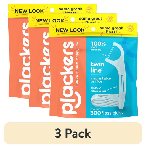 (900 Pack) Plackers Double Floss Picks, Double Floss Picks, Easy to ...