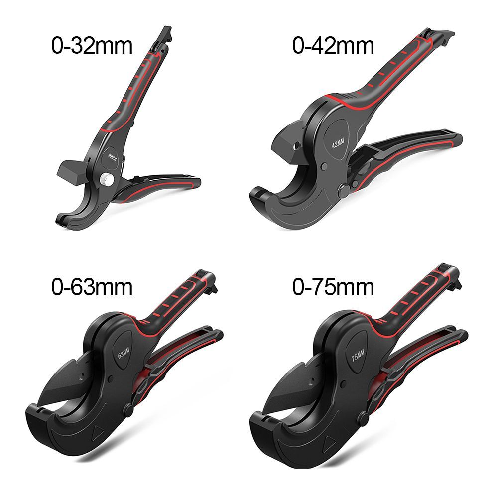 Tube Ratchet Scissors Hose Cutting Pipe Cutter PVC Pipes Hand Tools ...