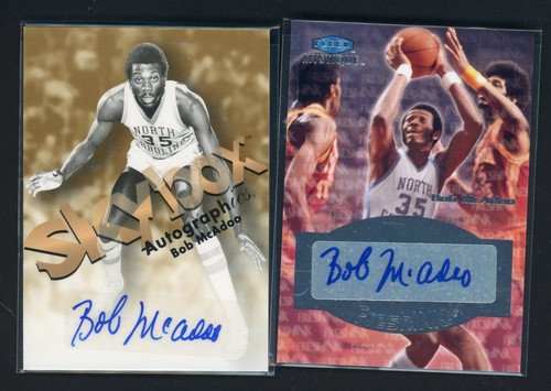 Lot Of (2) 2013-14 Fleer Retro Autographics Fresh Ink Bob McAdoo AUTO ...