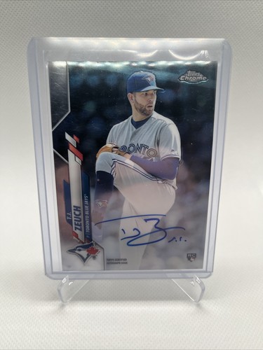 2020 TOpps Chrome TJ Zeuch Rookie Auto #TZ Blue Jays | eBay