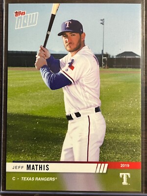 2019 Topps Now #OD-219 Jeff Mathis Texas Rangers | eBay