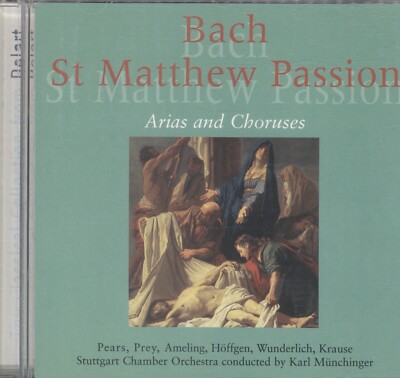 Bach J.S: St Matthew Passion cd | eBay