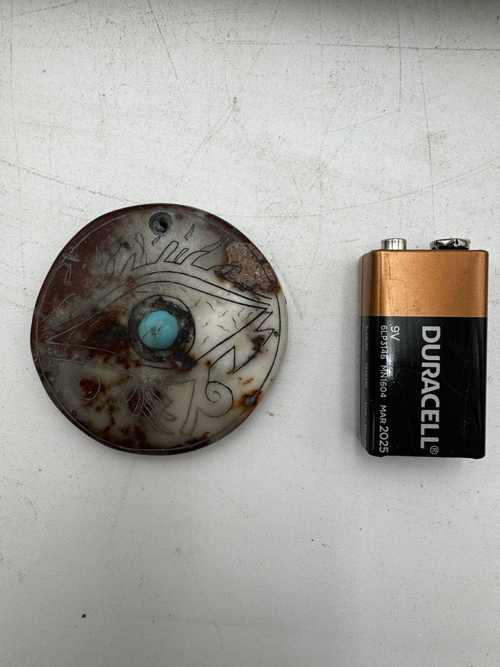 Ojuelos Mexico Anubis Eye Of Ra Ancient Alien Stone Carving 👽 Authentic ...