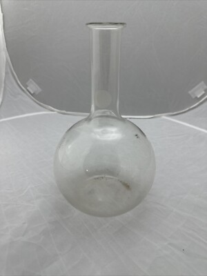 PYREX 1000mL, 1L Glass Flat Bottom Florence Long Neck Boiling Flask | eBay