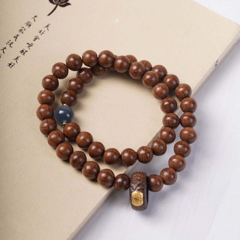 Liudao Wood Bracelet Vintage Chinese Style Handmade Couple Jewelry ...