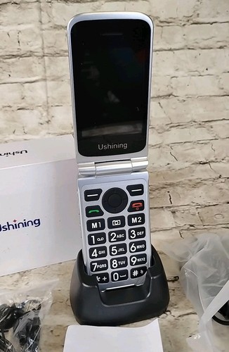 Ushining 3G Unlocked Flip Cell Phone for Senior Kids,Easy-to-Use Big ...