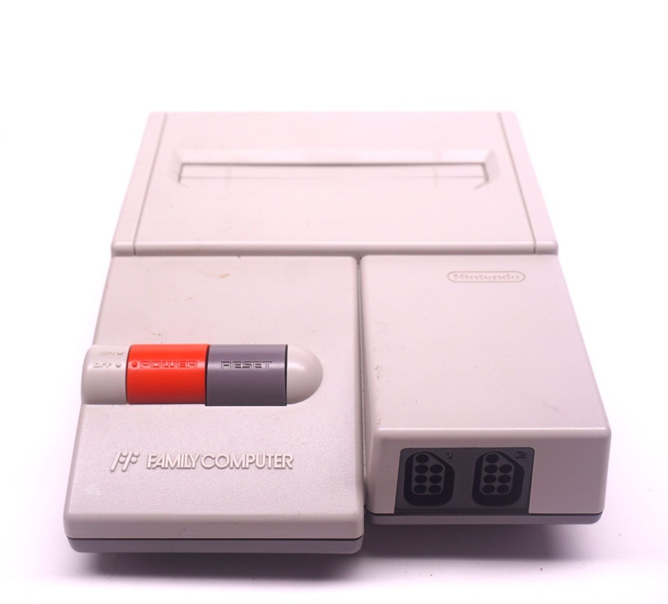 Nintendo Famicom Top Loader System AV Model Console with AV Cables ...