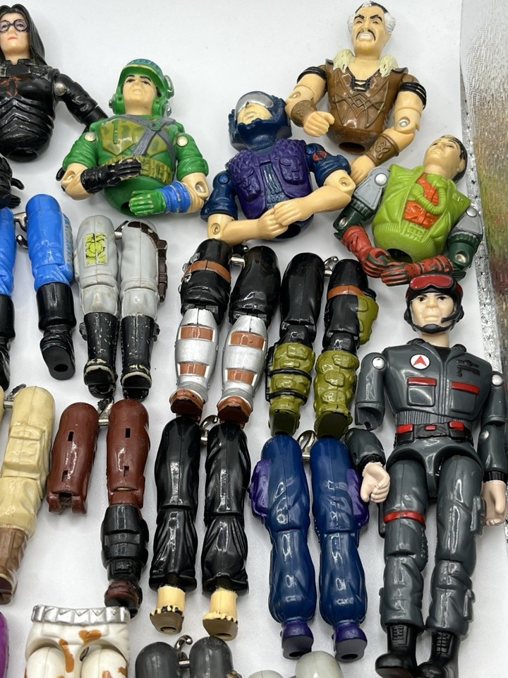 GI JOE 62 Various Parts Bundle - Hips - Legs - Torsos - Heads - Overall ...