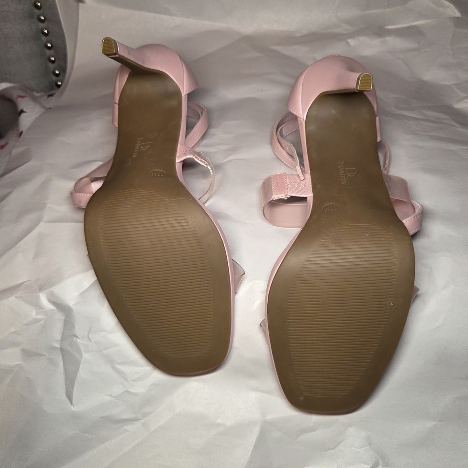 I.D. Required Women's Strappy Light Pink High Heels Size 11 | eBay