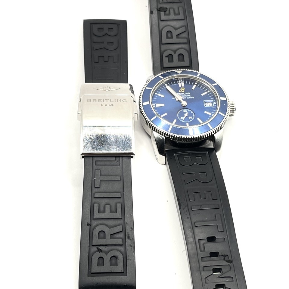 Breitling Superocean Heritage Blue Dial Small Seconds 2007 Full Set ...