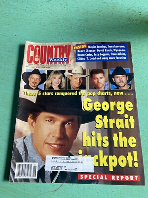 Vintage Country Music Weekly Magazine July 1997 George Strait | eBay
