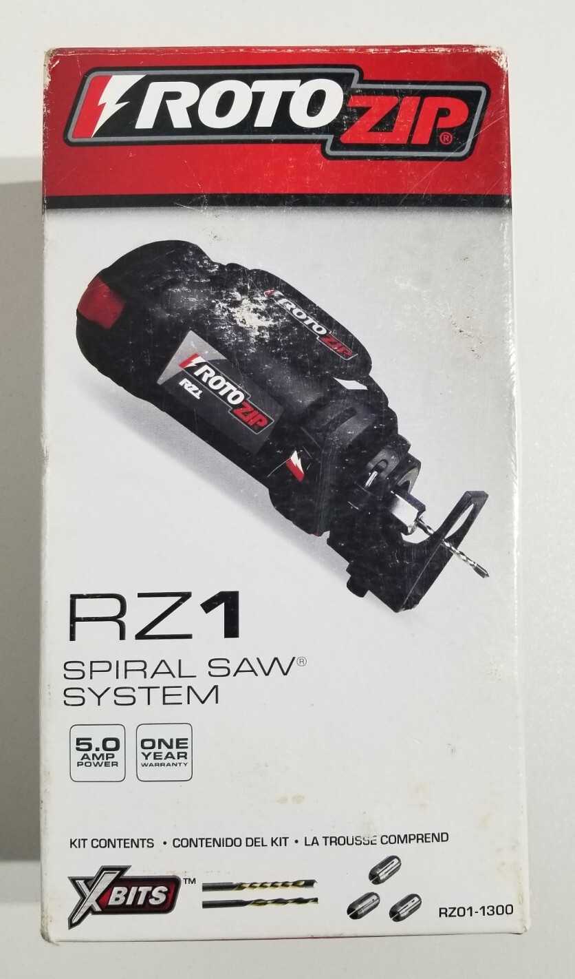 RotoZip by Bosch Rz1 5.0 Amp Corded Spiral Saw 2 Drills for sale online ...