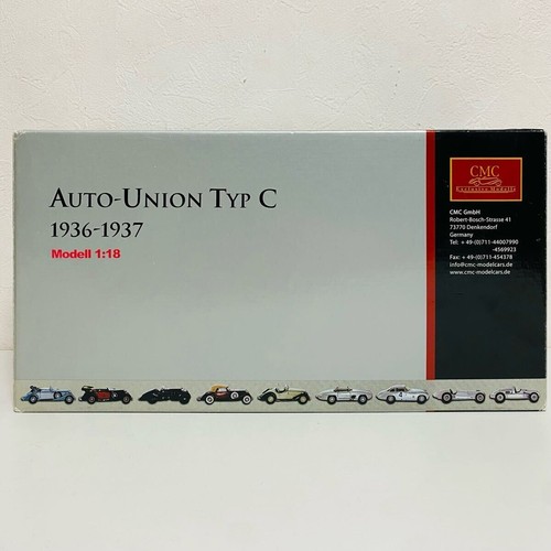 1/18 CMC Auto-Union Typ C 1936-1937 Silver w/ Box From Japan M-034 Model Car | eBay