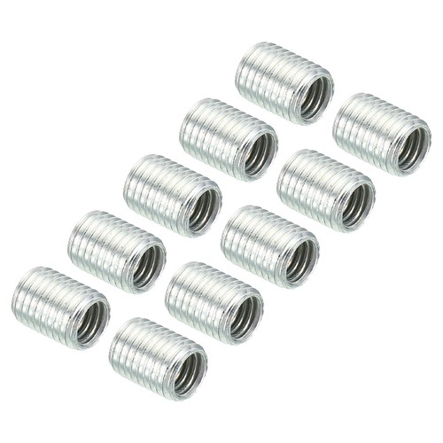 10pcs M8 to M6 Thread Adapters Sleeve Reducing Nut 10mm Screw Pipe ...